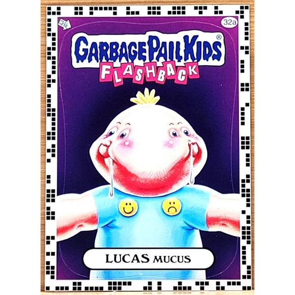 Toys | 211 Topps Garbage Pail Kids Lucas Mucus 32a Flashback White ...